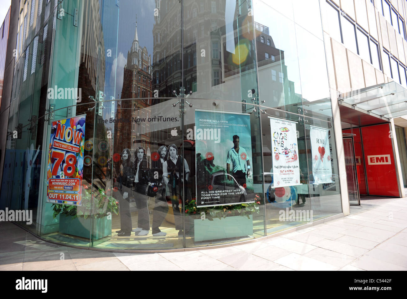 The front of the EMI offices in Kensington London Stock Photo - Alamy