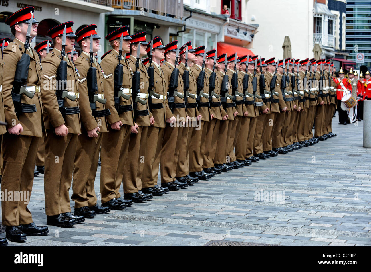 Battalion parade hi-res stock photography and images - Alamy