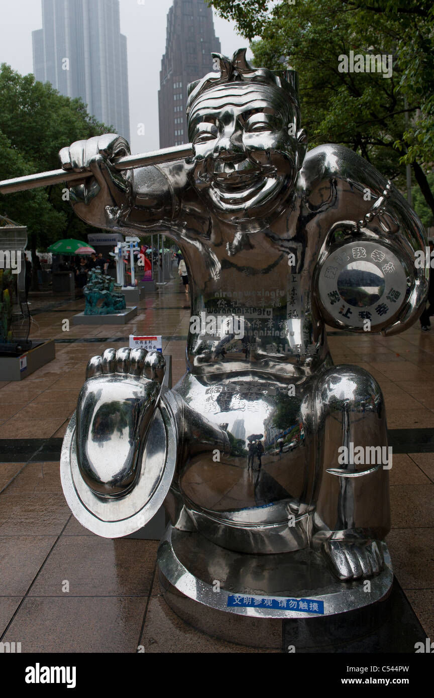 Close-up of a statue, Shanghai, China Stock Photo - Alamy