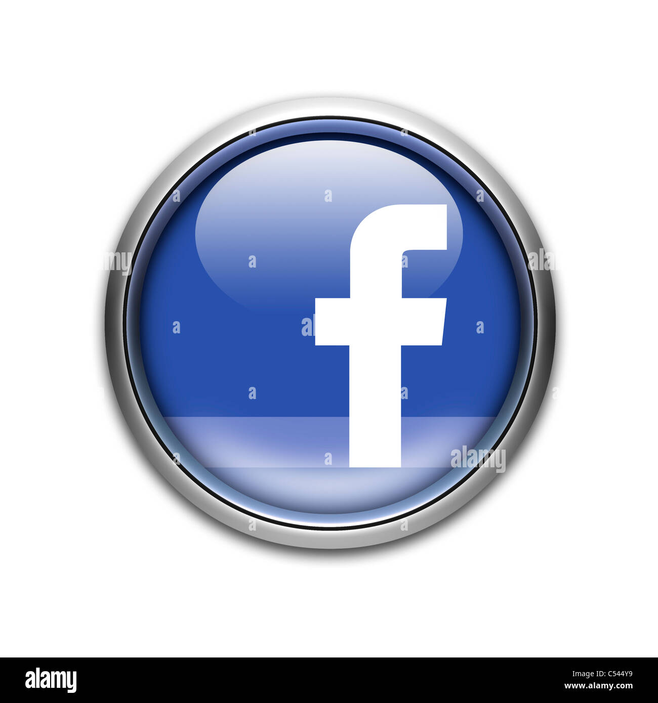 Facebook logo symbol icon Stock Photo - Alamy