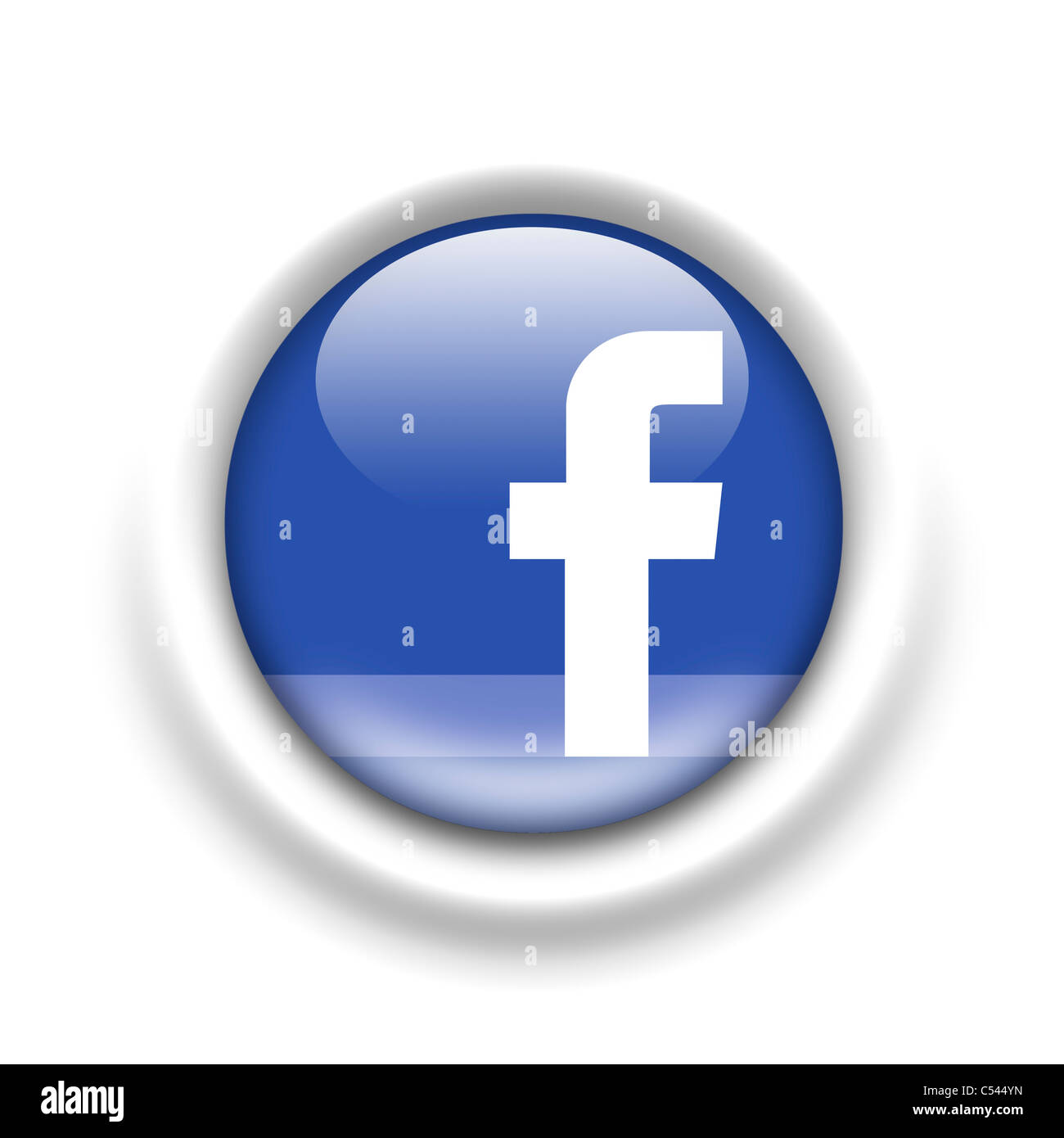 Facebook logo symbol icon Stock Photo - Alamy