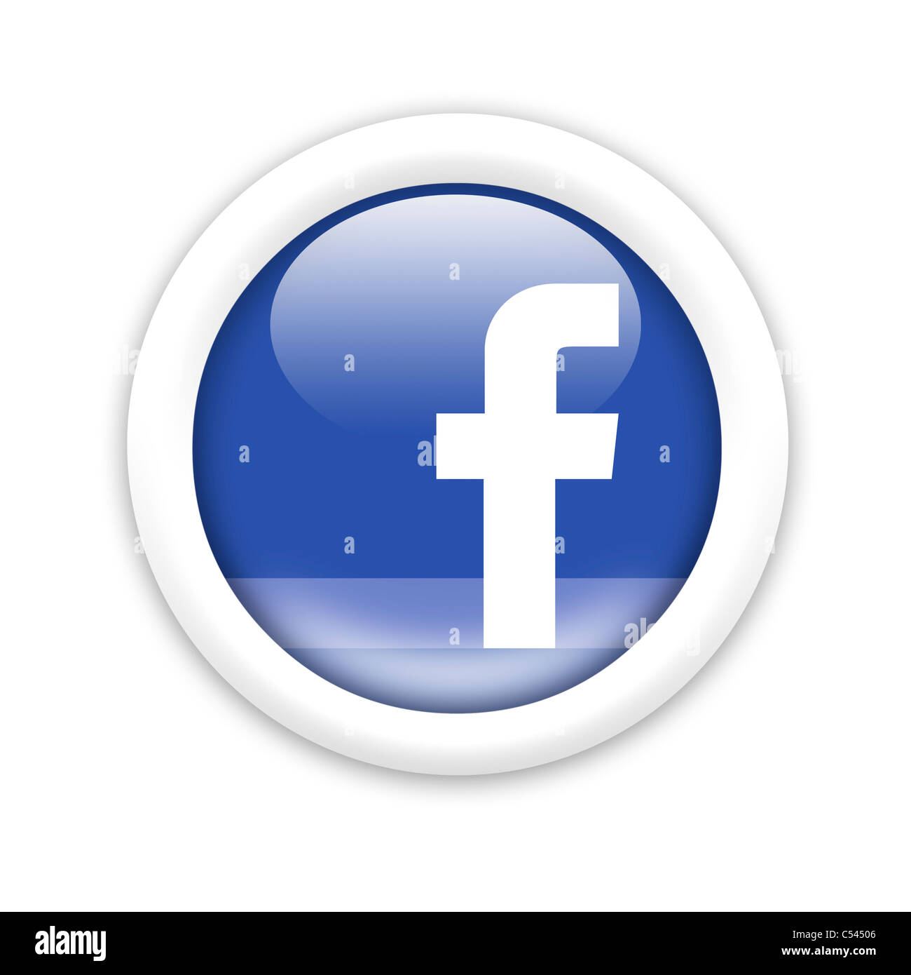 Facebook logo symbol icon Stock Photo - Alamy