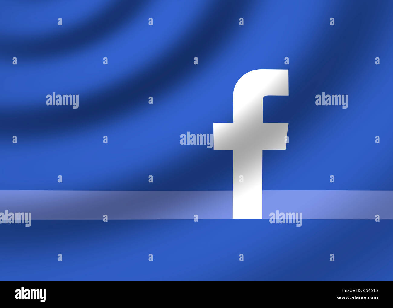 Facebook logo symbol icon Stock Photo - Alamy