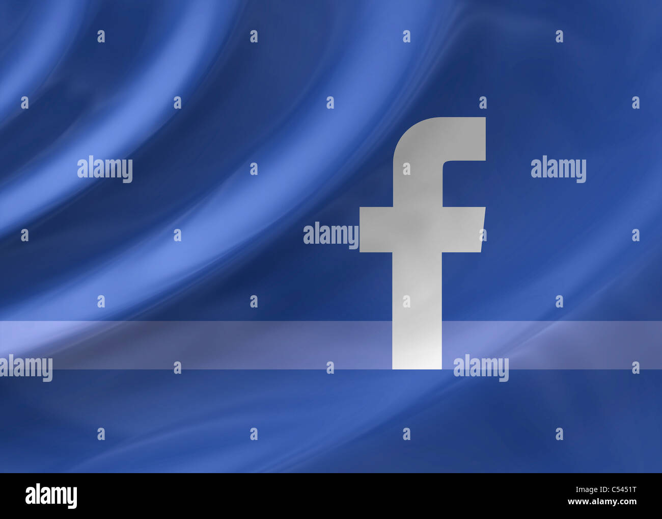 Facebook logo symbol icon Stock Photo - Alamy