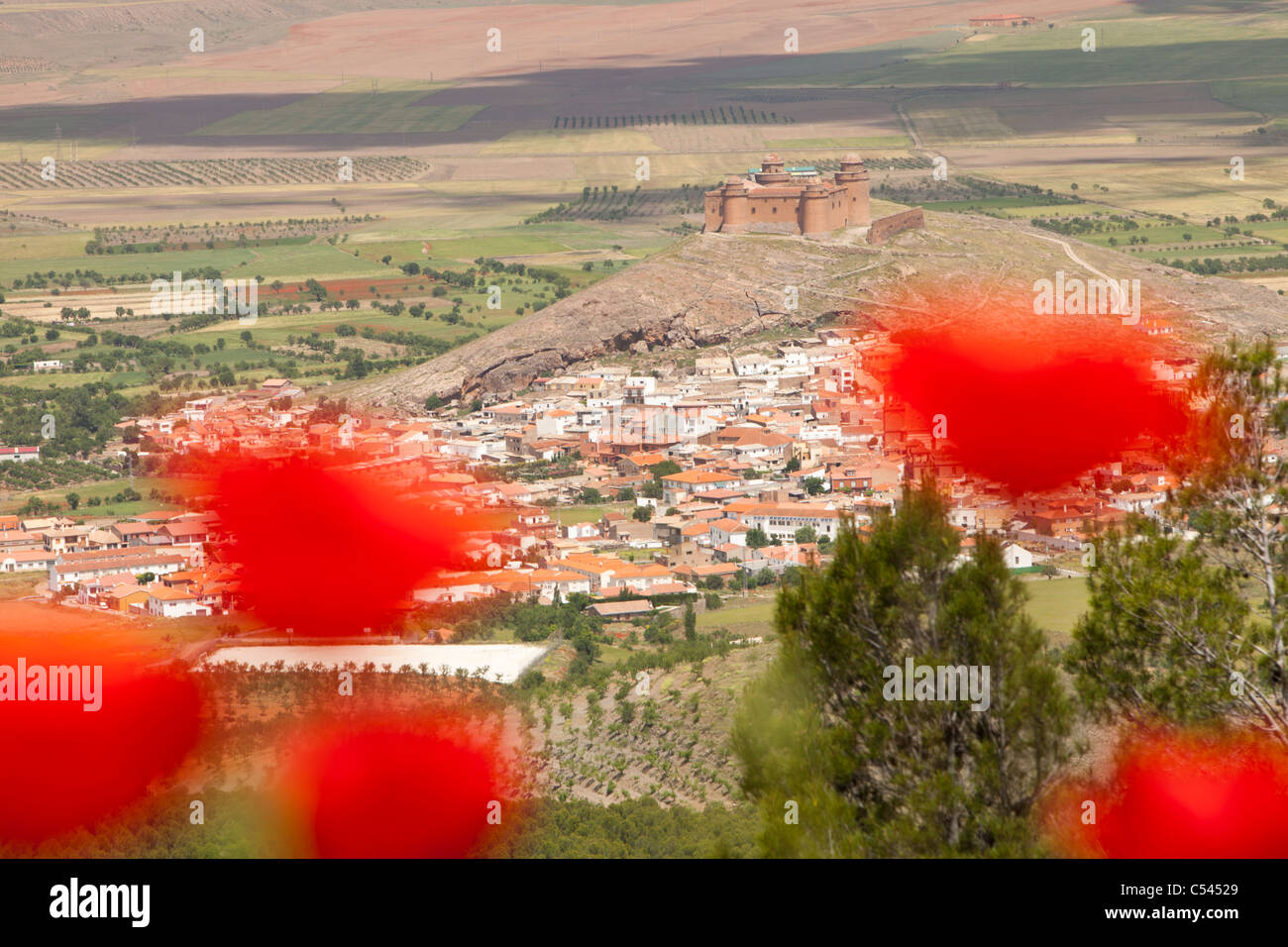 La Calahorra Castle in La Calahorra at the foot of the Sierra Nevada ...