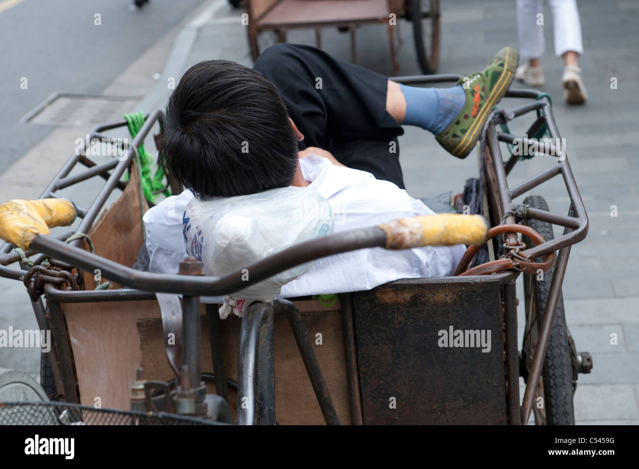 Pedicab china hi-res stock photography and images - Alamy