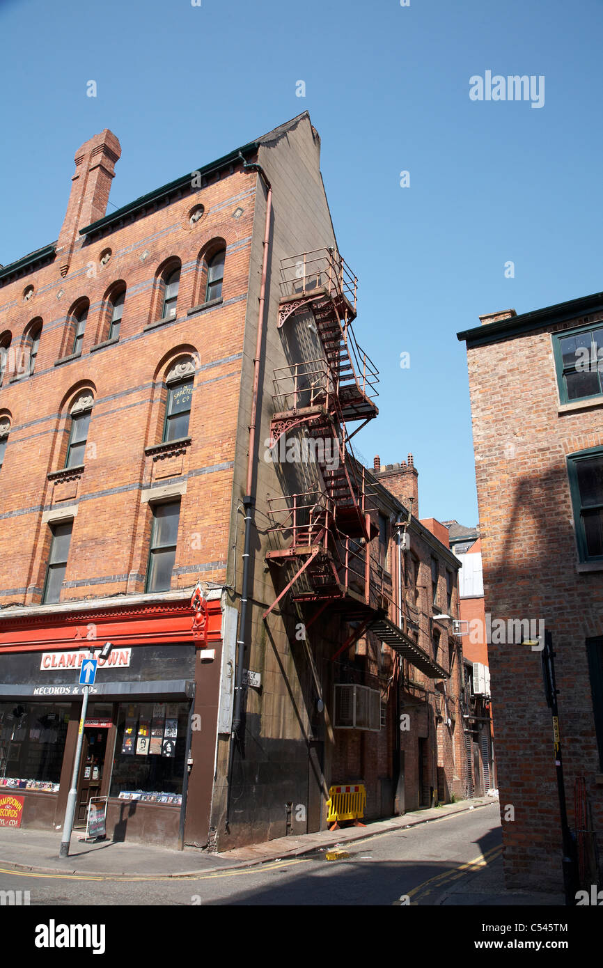 Fire escape staircase hi-res stock photography and images - Alamy
