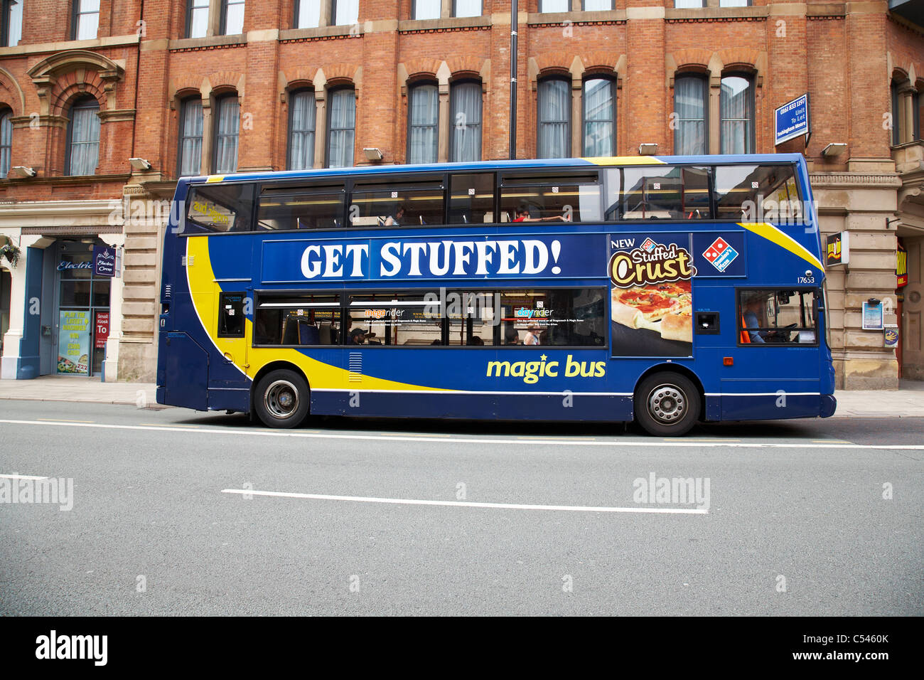 Bus advert hi-res stock photography and images - Alamy