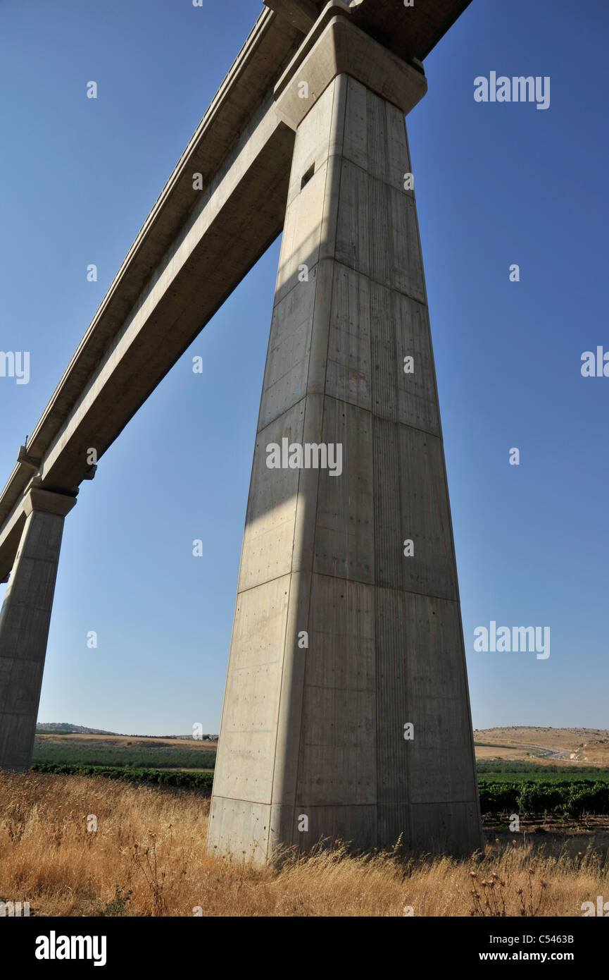 train bridge constructive Stock Photo - Alamy