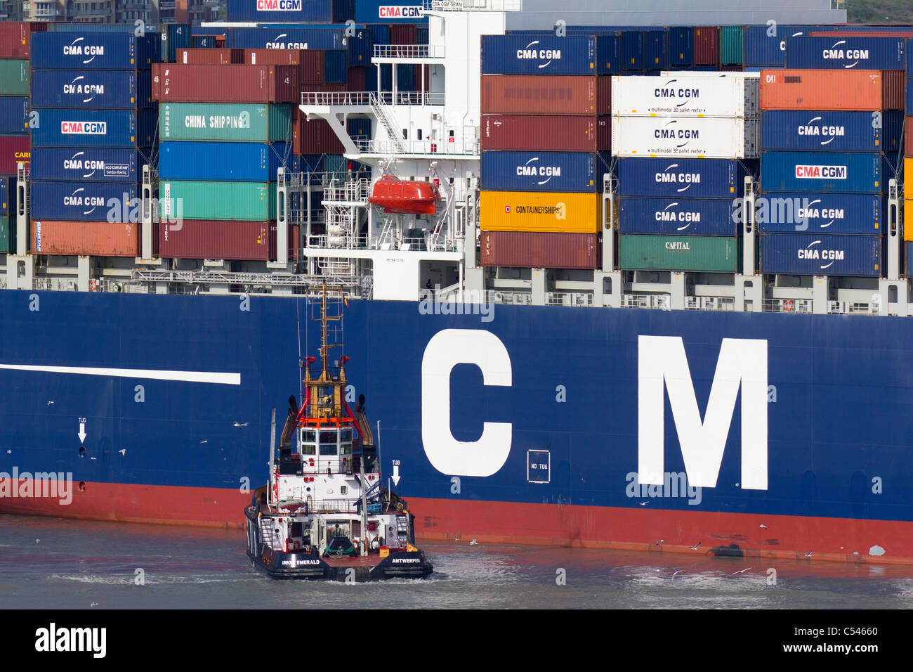 The container port at Zeebrugge, Belgium 8 Stock Photo - Alamy