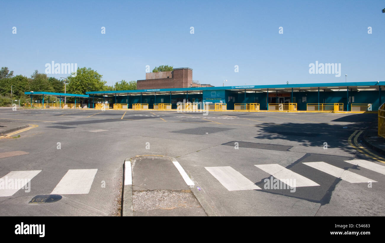 Welcome to Crewe bus station in Cheshire UK Stock Photo - Alamy