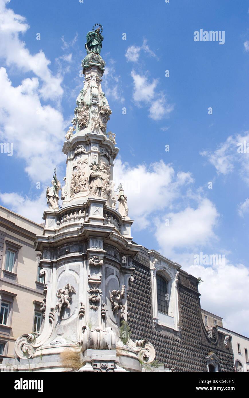 Marian column, or Column of the Virgin Mary, 18th-19th century, Piazza ...