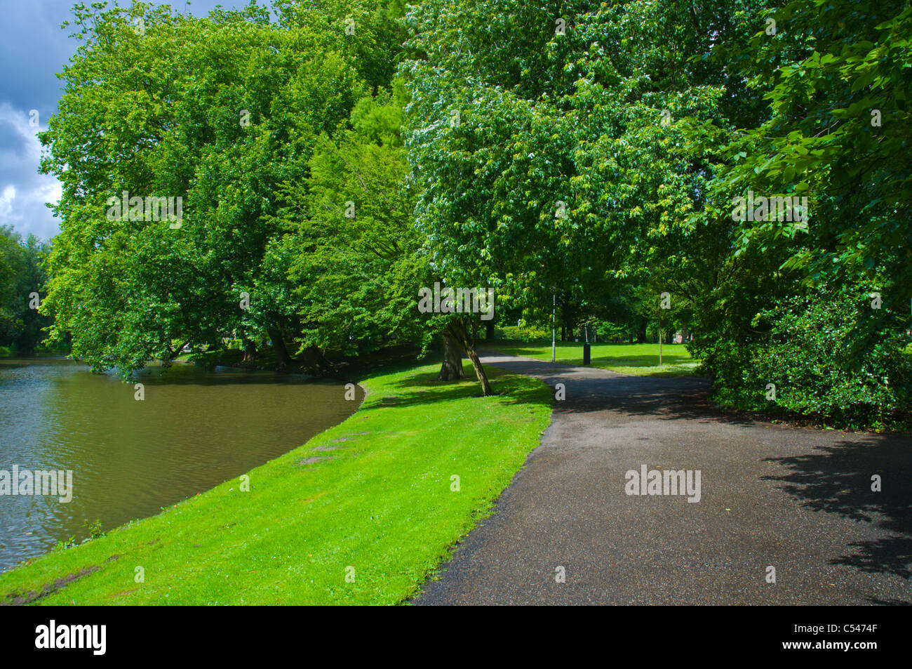 Het Park central Rotterdam the province of South Holland the ...