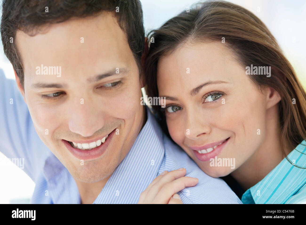Portrait of a romantic couple Stock Photo - Alamy