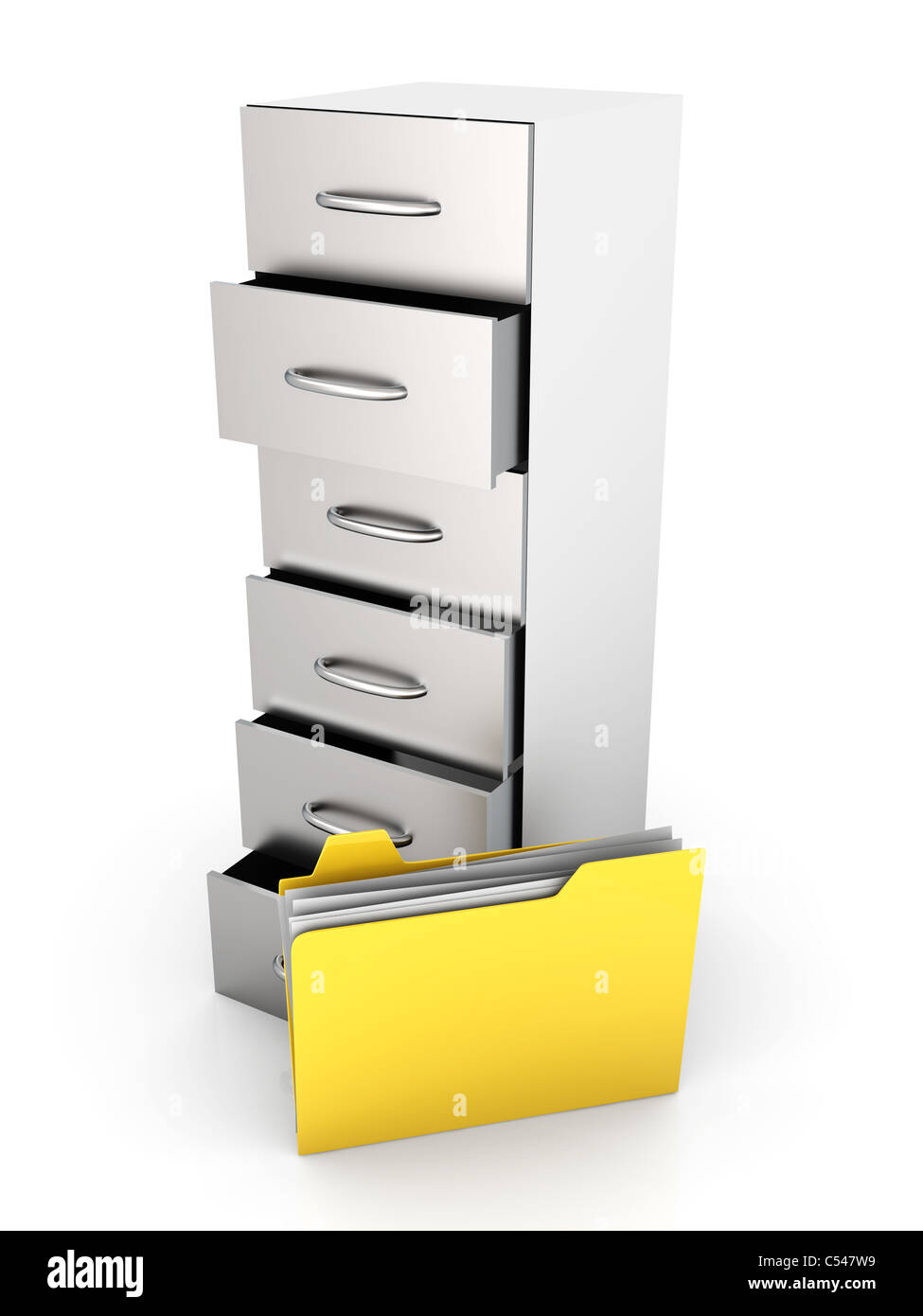 Cabinet on illustration Cut Out Stock Images & Pictures - Alamy