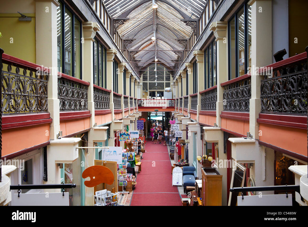 Clifton Shopping Arcade in Bristol, UK Stock Photo - Alamy