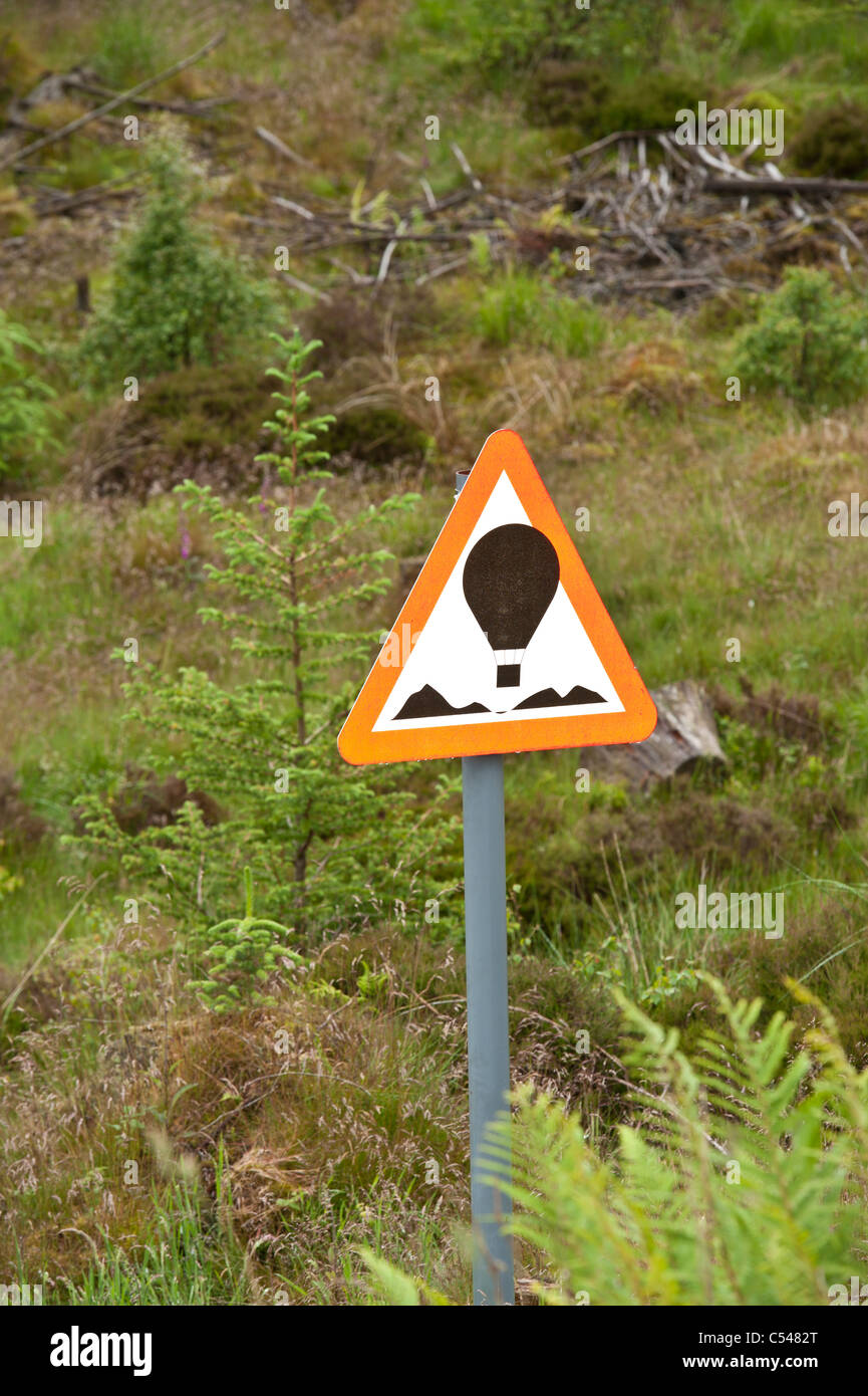warning paraglider sign Stock Photo - Alamy