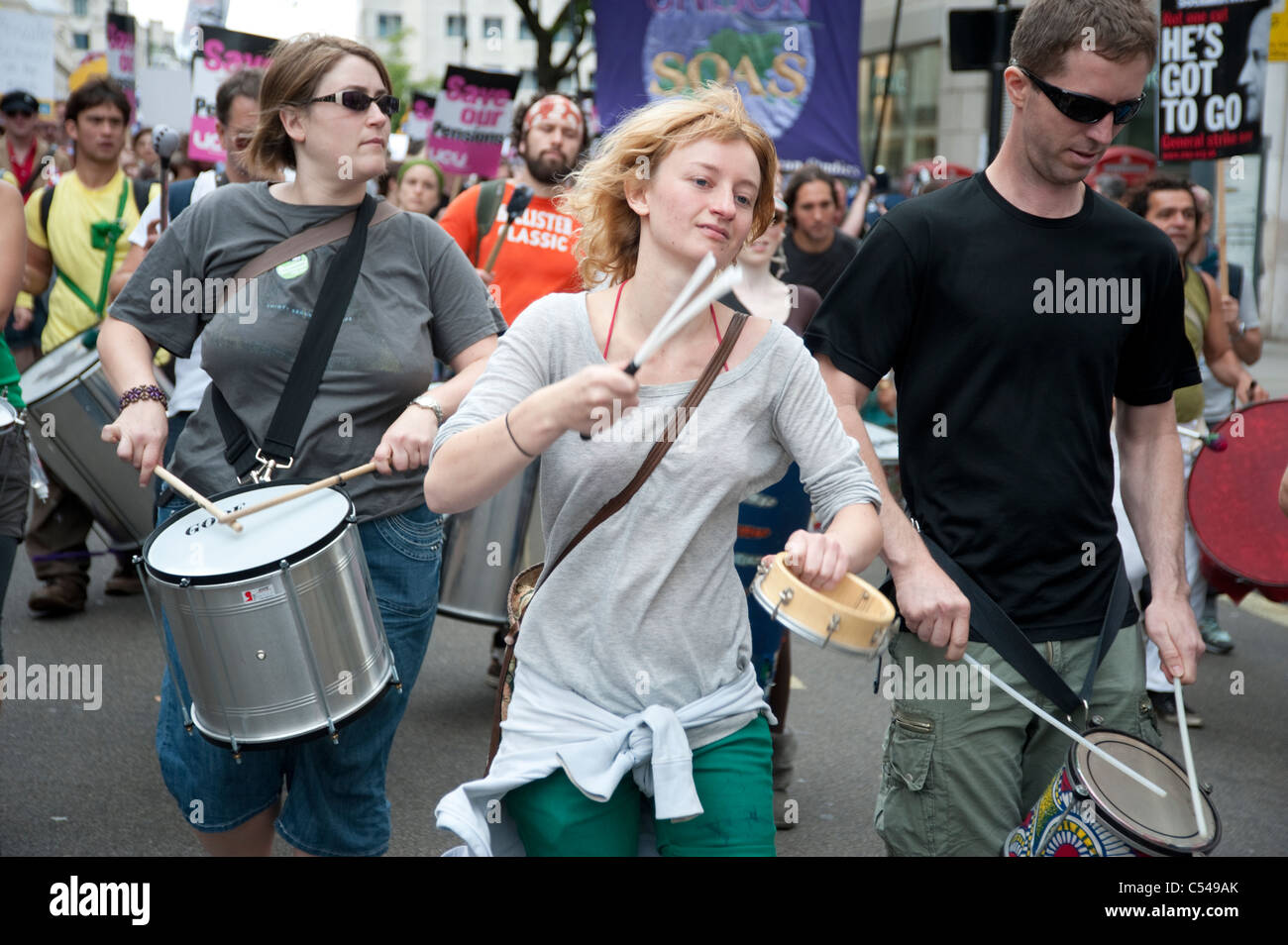 Musicians on one day strike by teachers and civil servants to protest ...