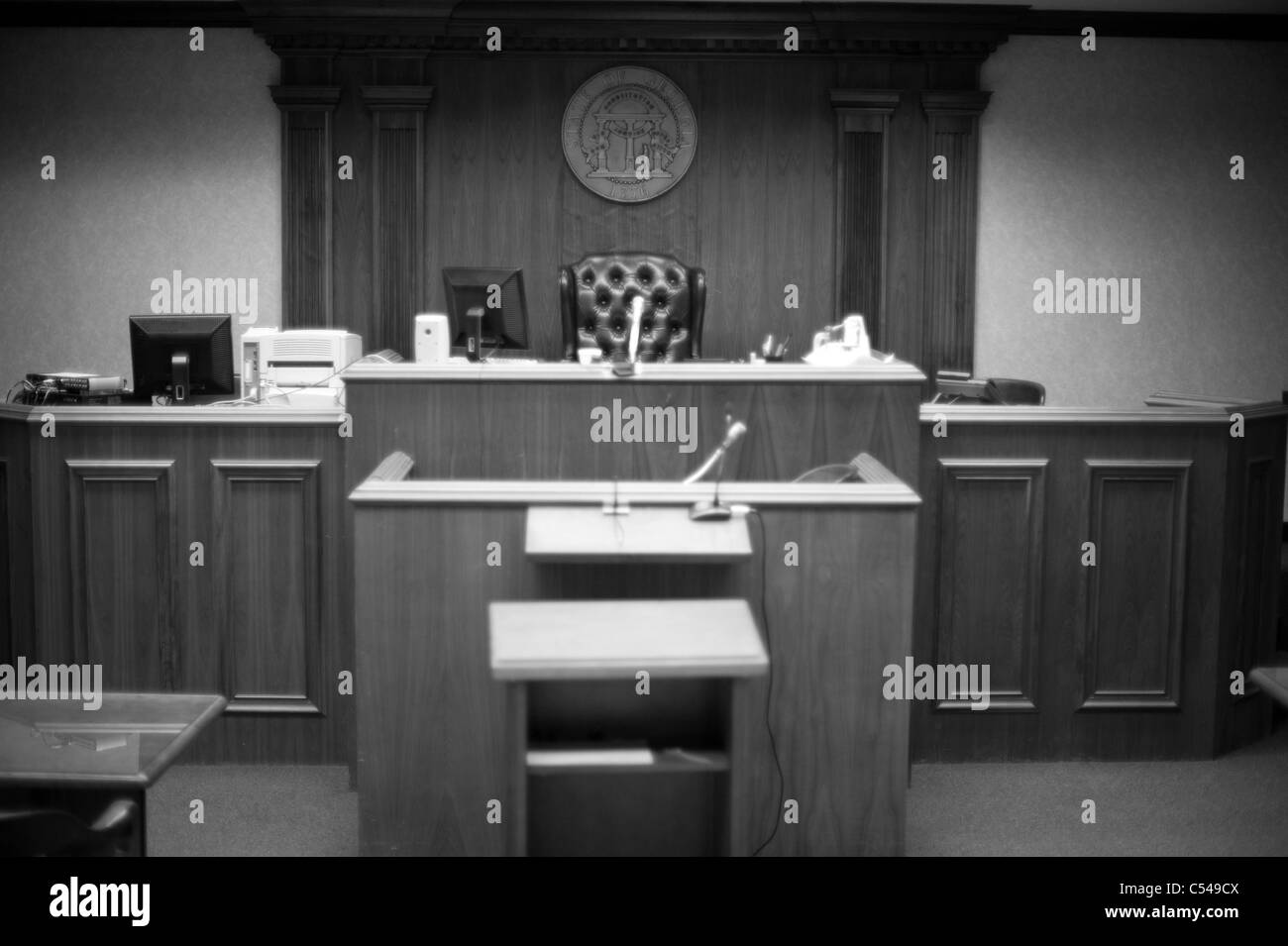 Lawyer courtroom Black and White Stock Photos & Images - Alamy