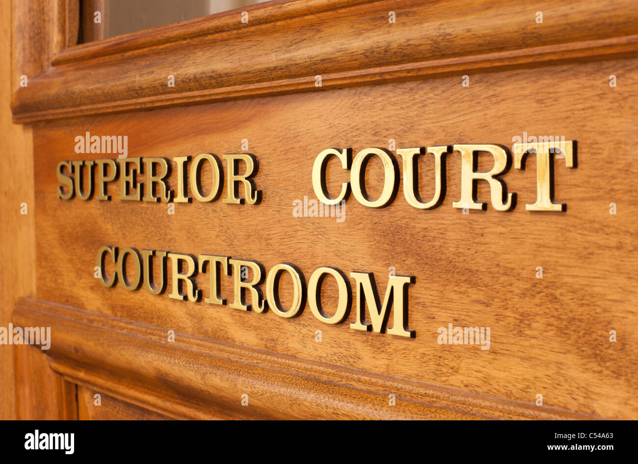 Superior courtroom hi-res stock photography and images - Alamy