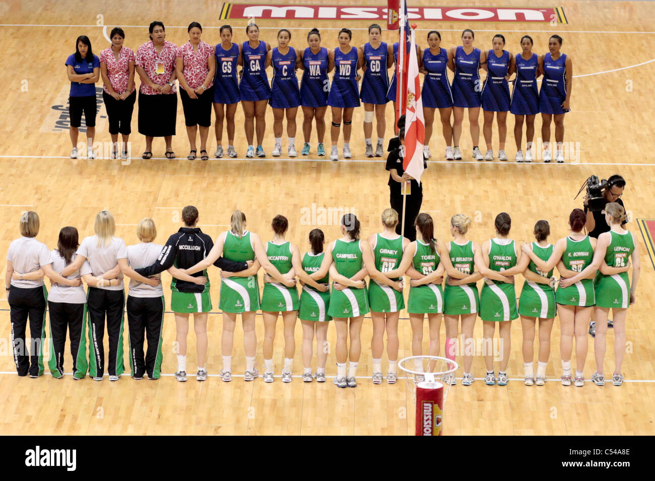 National netball team hi-res stock photography and images - Alamy