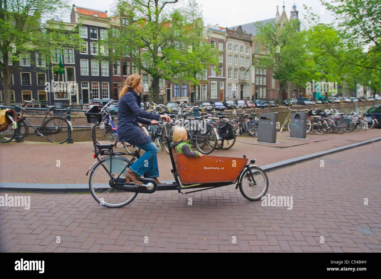 Netherlands child cycle hi-res stock photography and images - Alamy