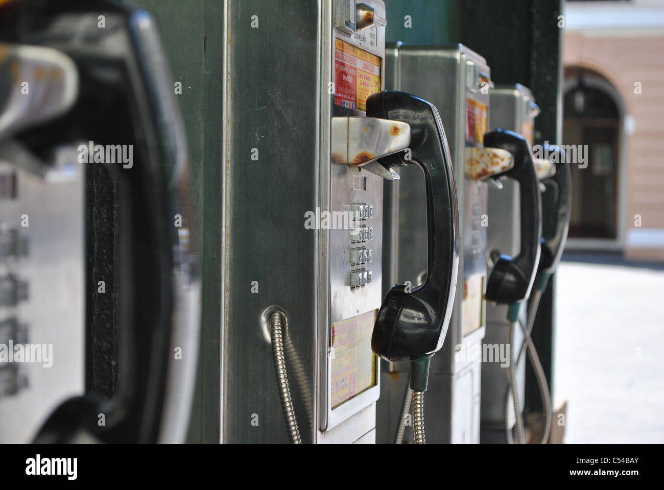 Old street phone hi-res stock photography and images - Alamy