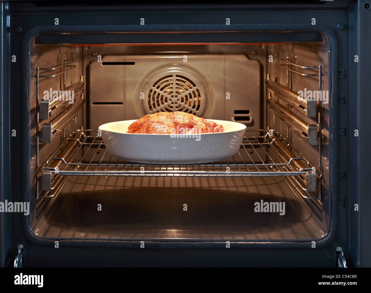 Baked chicken in open hi-res stock photography and images - Alamy