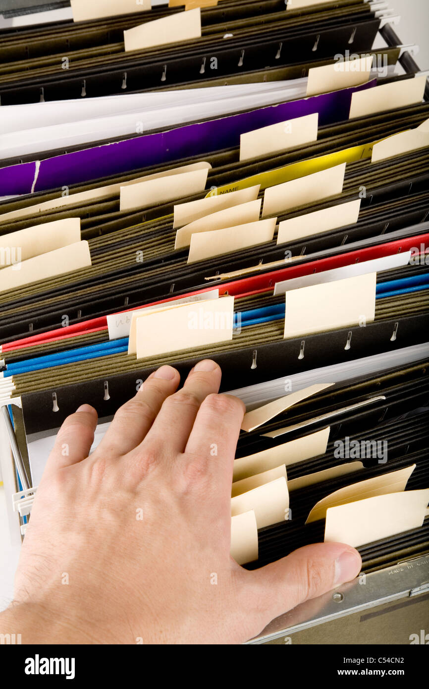 File archives hi-res stock photography and images - Alamy