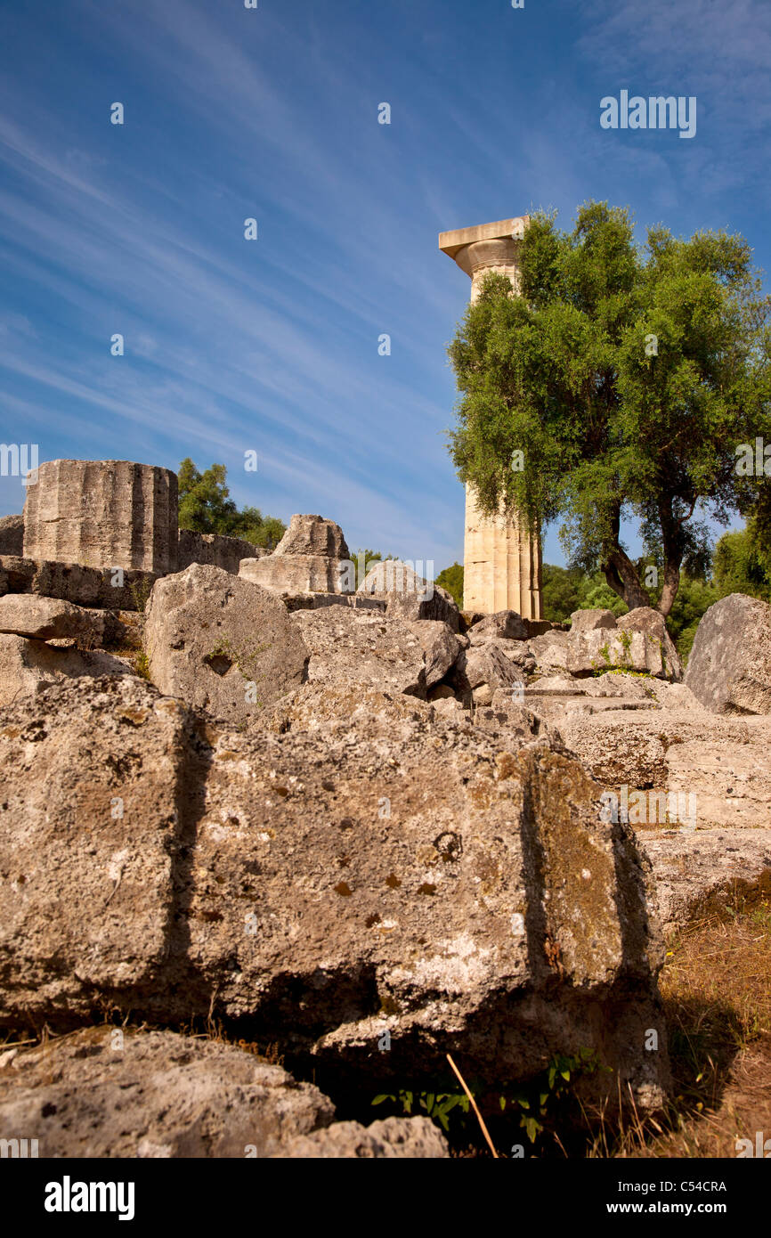 Temple of zeus, olympia, greece hi-res stock photography and images - Alamy