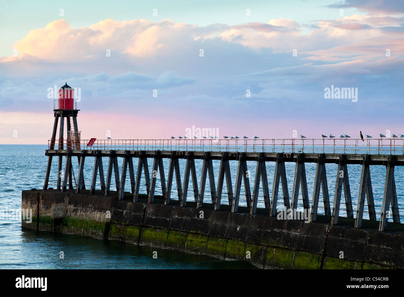 Whitby sunset hi-res stock photography and images - Alamy