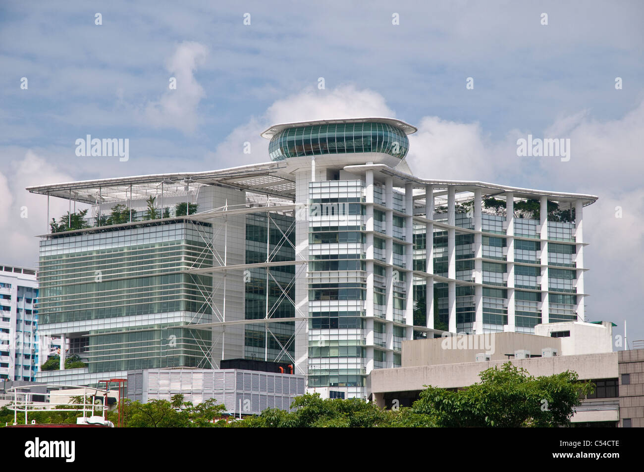 Modern office building, Singapore, Southeast Asia, Asia Stock Photo - Alamy