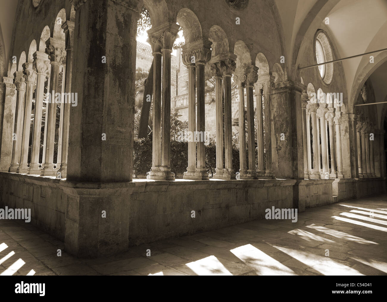 Cloister of franciscan monastery hi-res stock photography and images ...