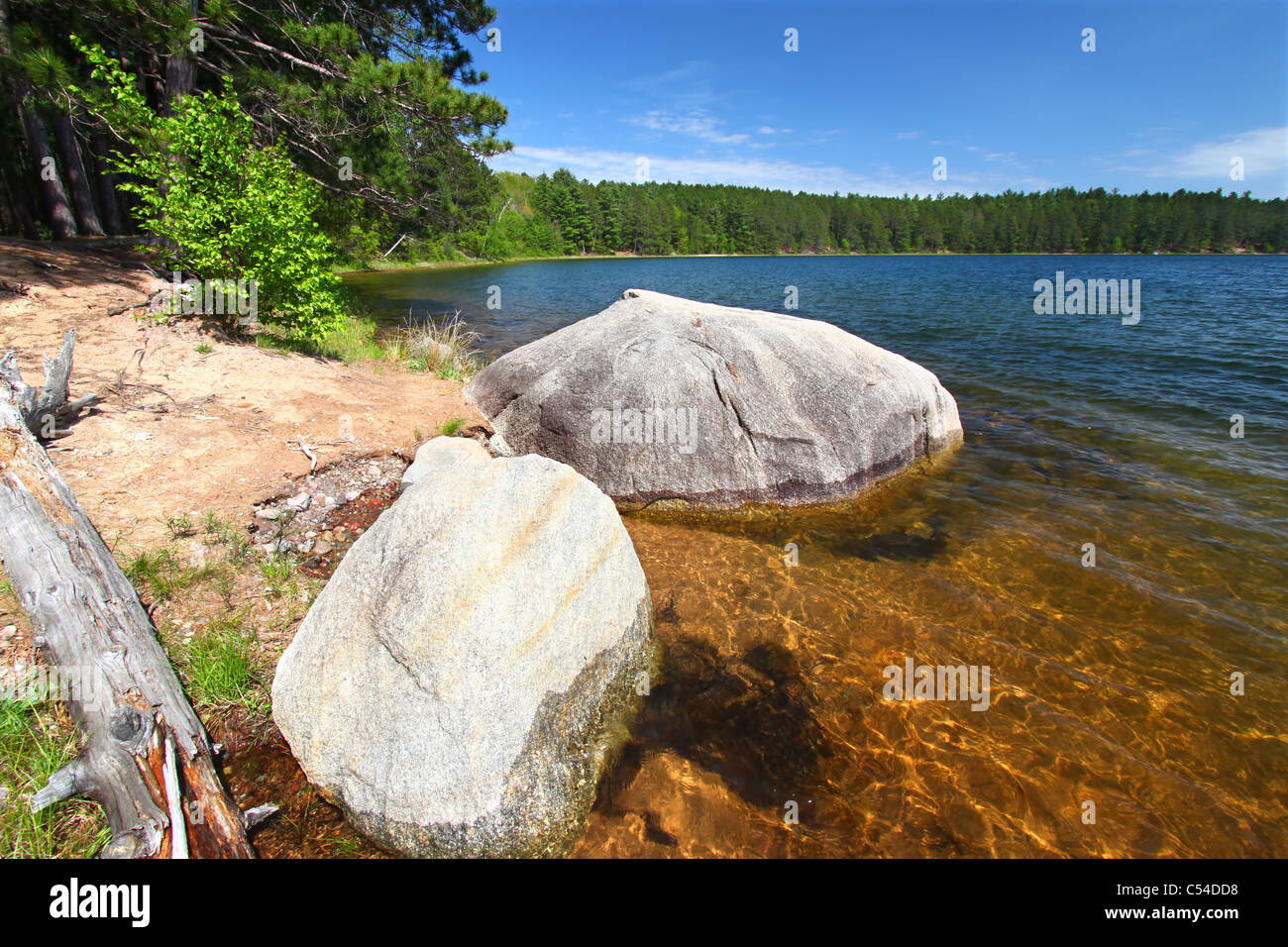 Clear Waters of Northwoods Wisconsin Stock Photo - Alamy