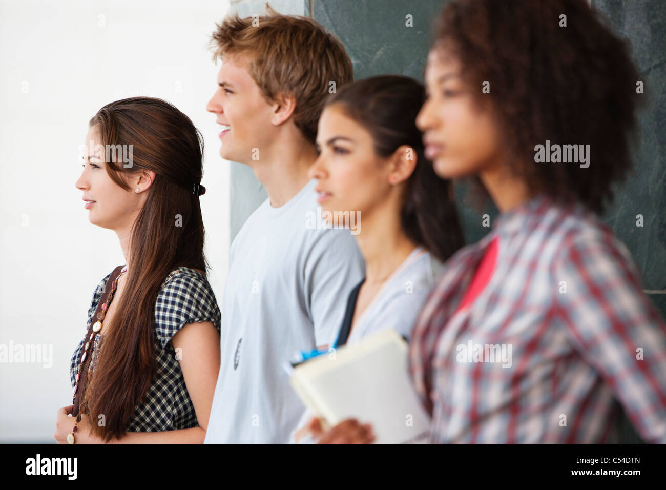 Close-up of university students standing together Stock Photo - Alamy