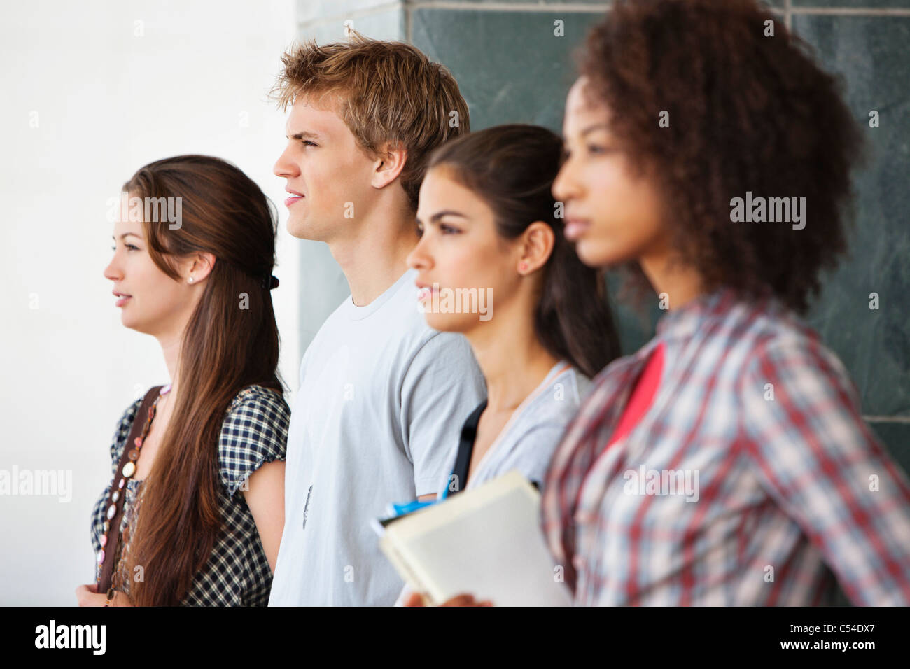 Close-up of university students standing together Stock Photo - Alamy