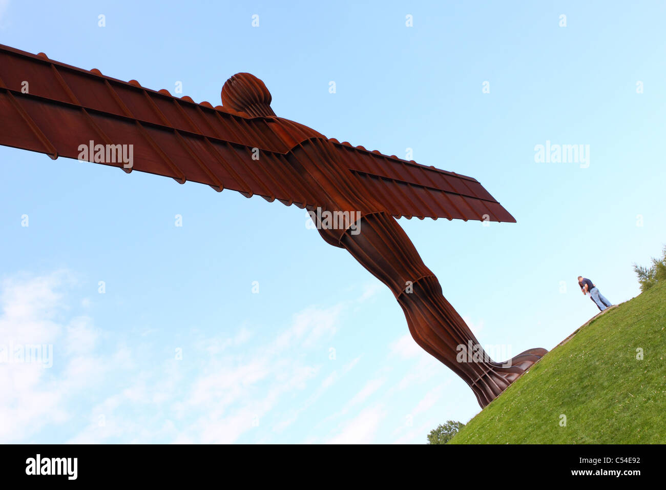Angel of the North Gateshead Stock Photo - Alamy