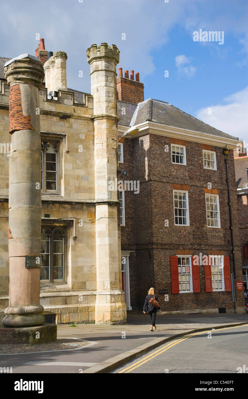 Historic roman column york minster hi-res stock photography and images ...