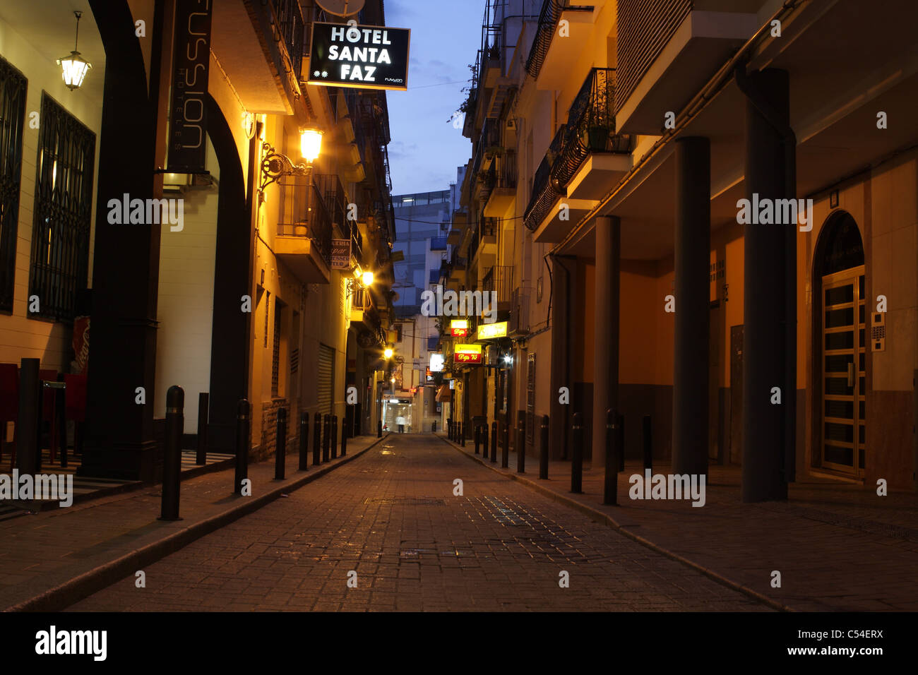 Benidorm night hi-res stock photography and images - Alamy