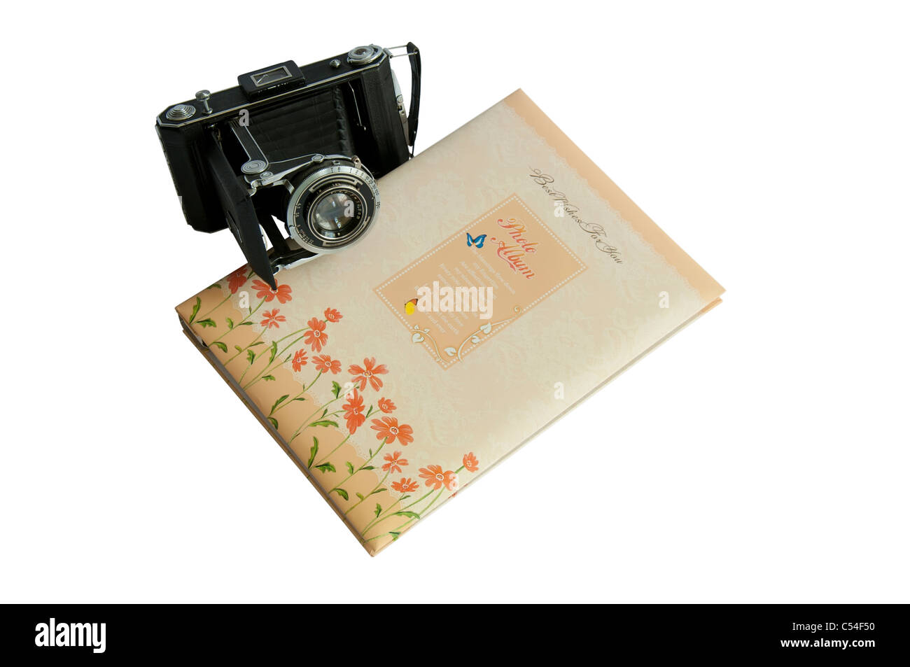 Old photo album cover hi-res stock photography and images - Alamy