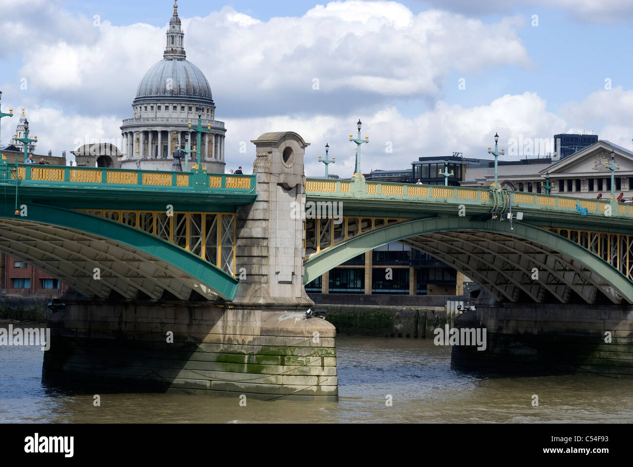 Southwark Bridge, London, SE1, England Stock Photo - Alamy