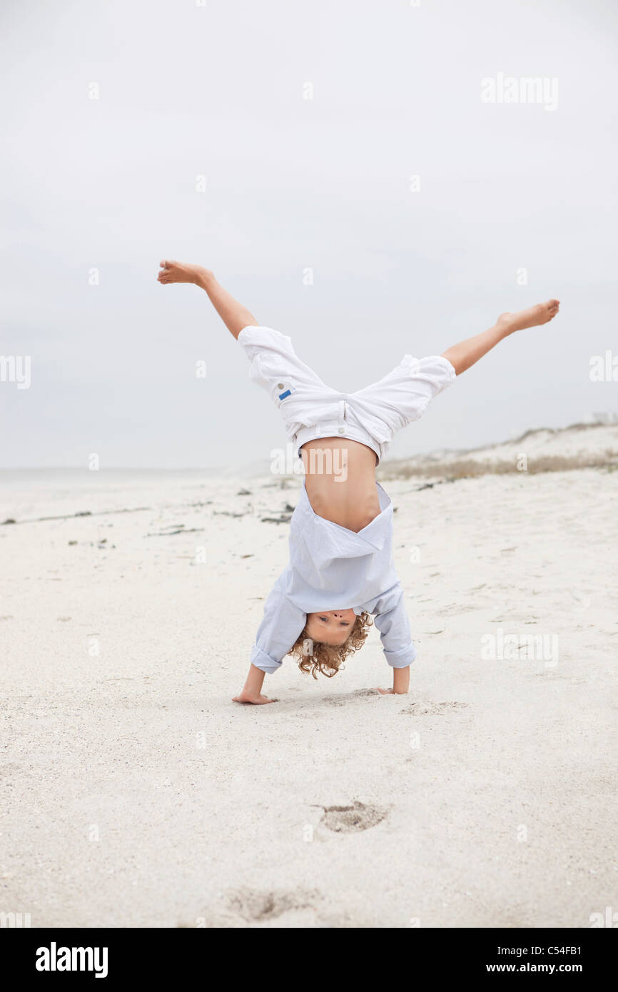 Child handstand africa hi-res stock photography and images - Alamy