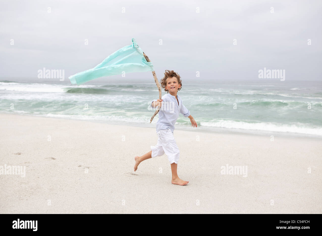 Boy With Flag High Resolution Stock Photography and Images - Alamy
