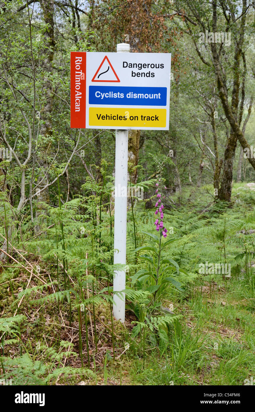 Warning signs walking path hi-res stock photography and images - Alamy