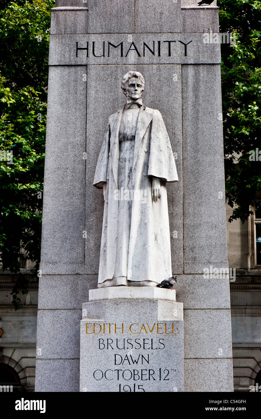 Edith cavell statue london england hi-res stock photography and images ...