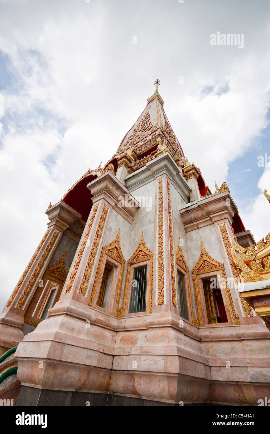 Wat Chalong - Buddhist temple in Phuket, Thailand. Wat Chalong is the ...