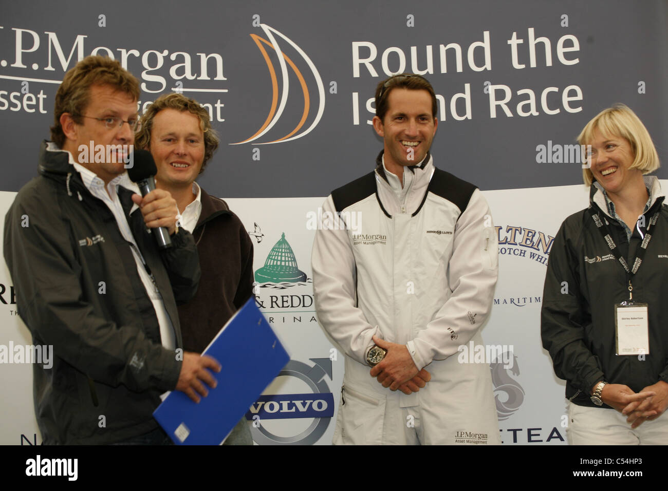 Richard Simmonds Steve White Sir Ben Ainslie Shirley Robertson Round ...