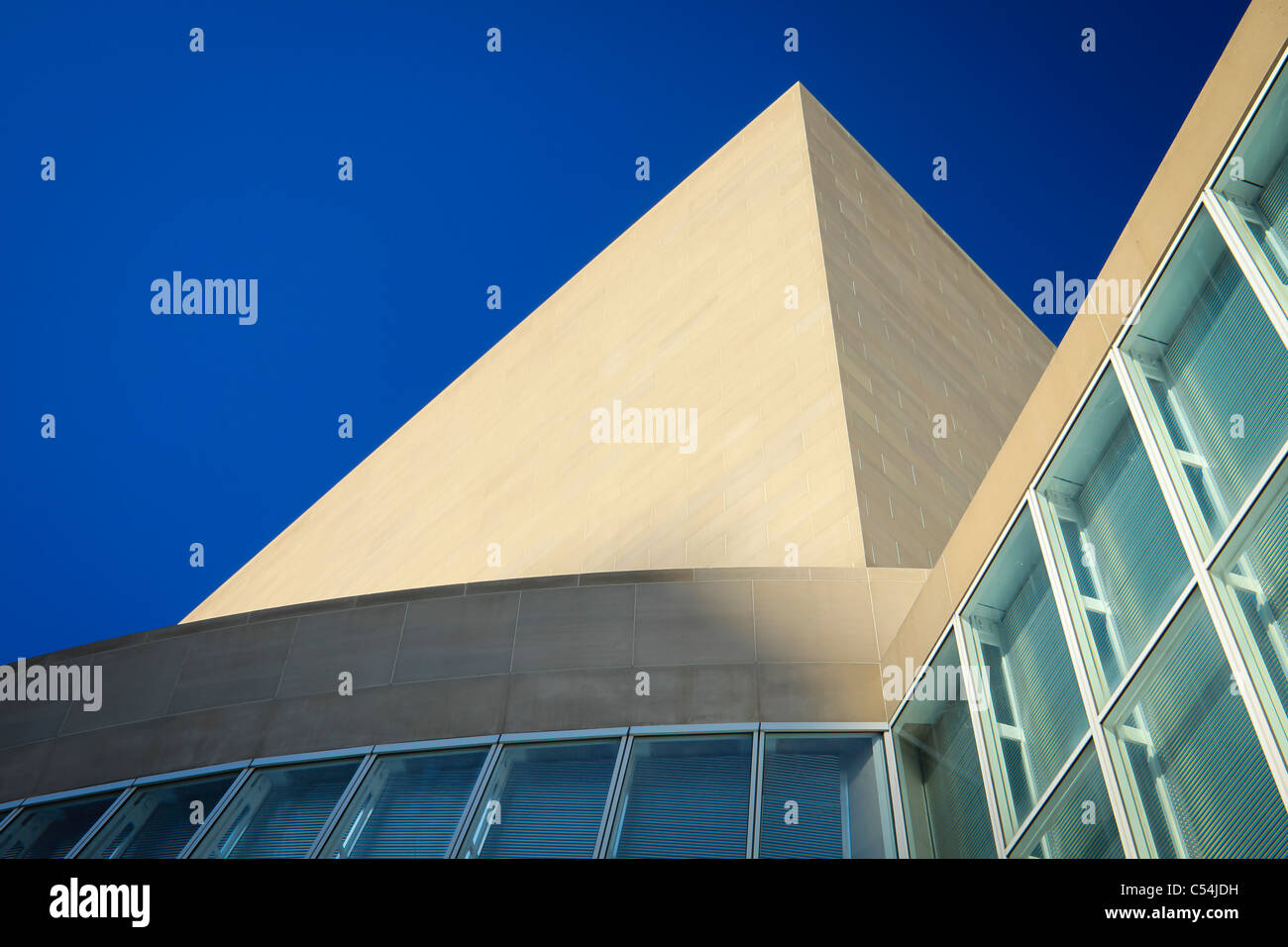 The Meyerson Symphony center in Dallas with it's sharp angles and shot ...