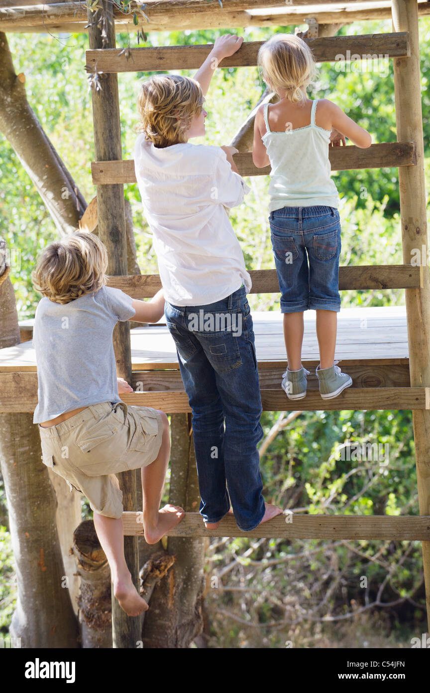 Climbing Up Ladder Stock Photos & Climbing Up Ladder Stock Images - Alamy