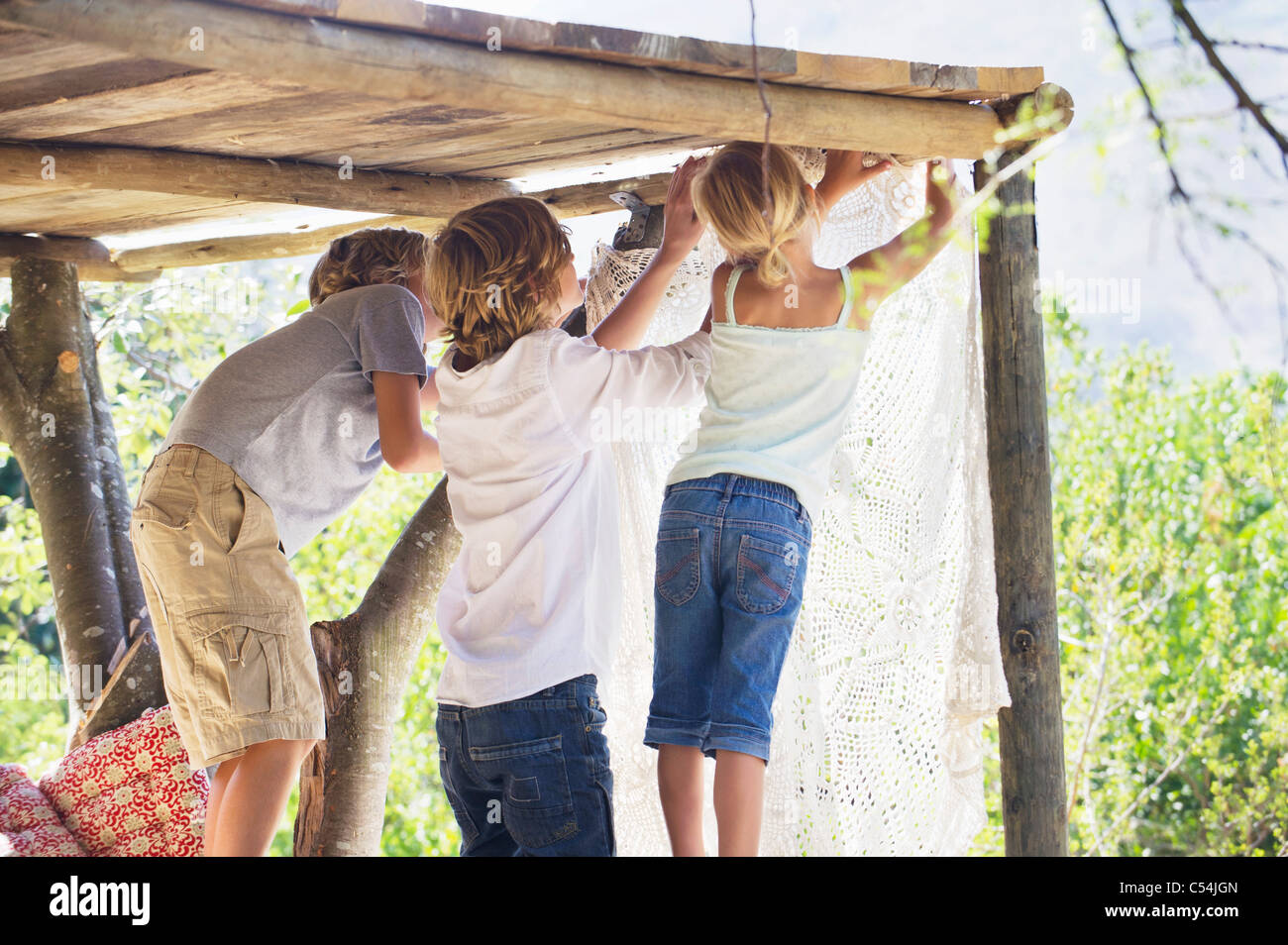 The curtain is raised hi-res stock photography and images - Alamy